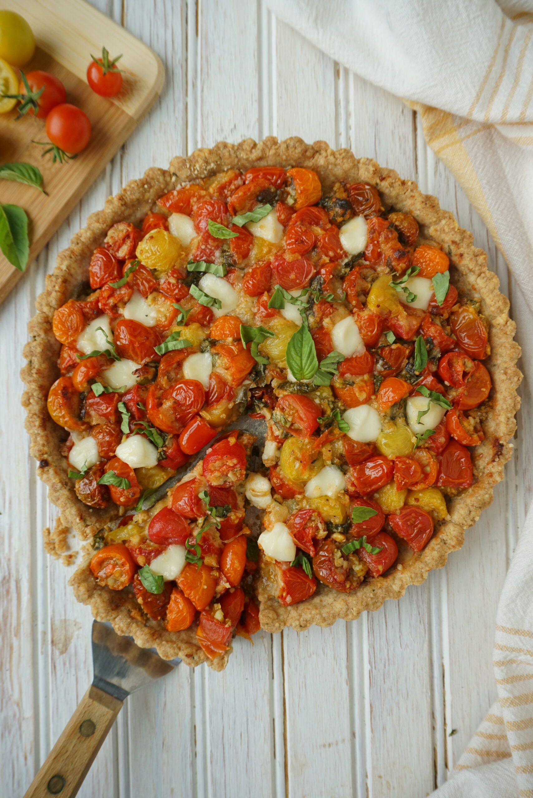 Tomato Basil Tart – FeedMeGuideMe